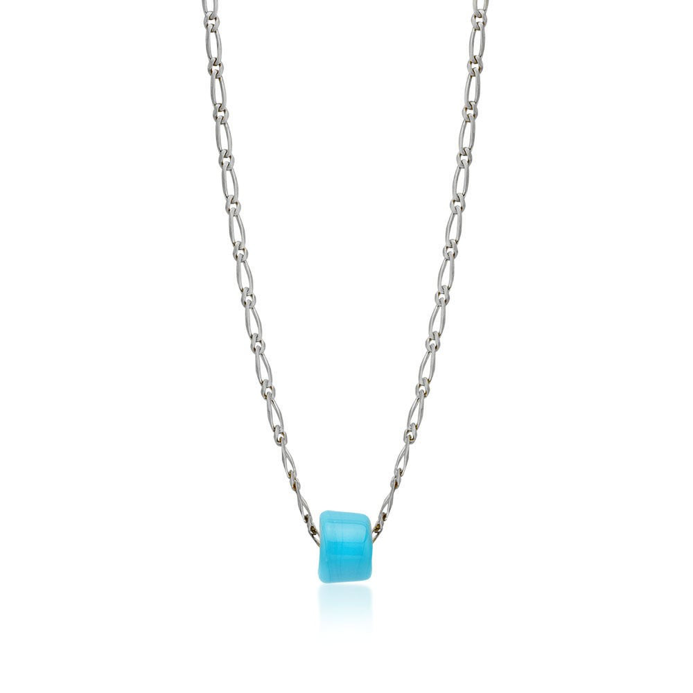 Chain With Blue glass bead MAISONIREM